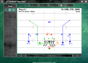 Football Play Creator | High School College And Pro Field Layouts
